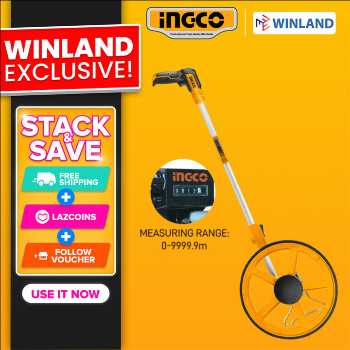 Ingco by Winland Digital Display Measuring Wheel HDMW01, HDMW45 ...