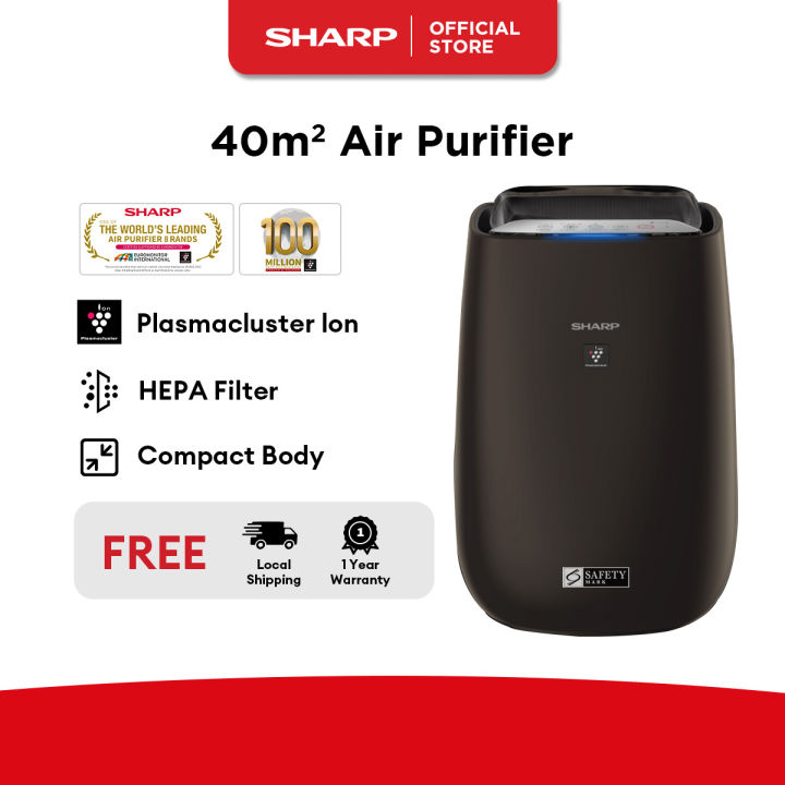 SHARP Plasmacluster Air Purifier FP-J50E-H 40m² | Lazada Singapore