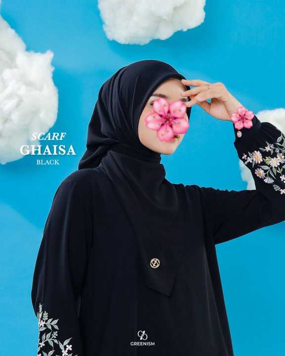 GHAISA HIJAB (SCARF DAN PASHMINA) BY GREENISM | Lazada Indonesia