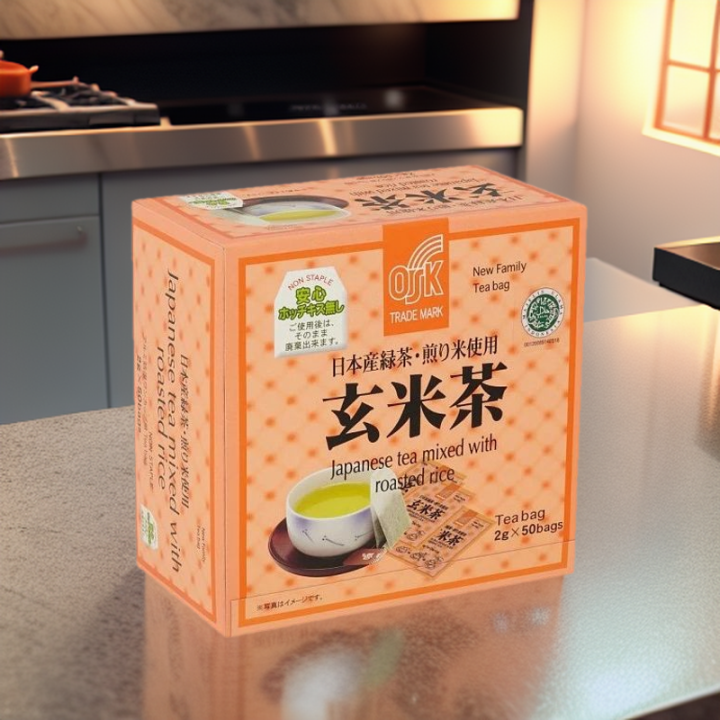 OSK Japanese Green Tea with Roasted Rice 2g x 50s | Lazada