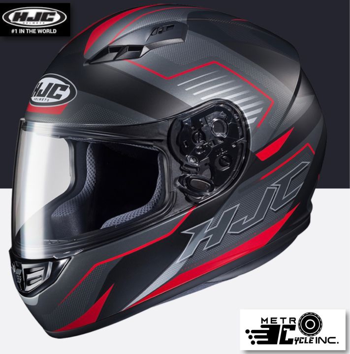 HJC CS15 TRION MC1Sf Semi Flat Red/Black | Lazada PH