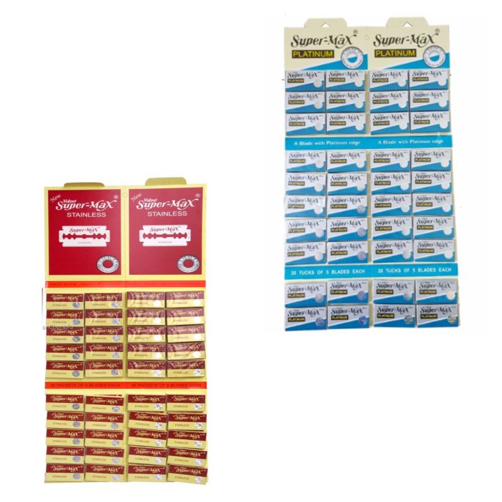 Super-Max Stainless Blades | Lazada