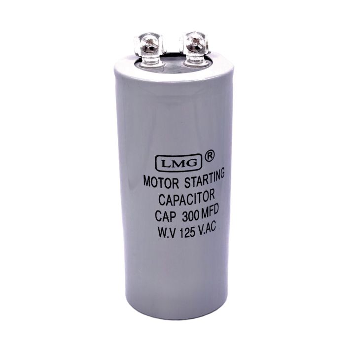 CAPACITOR CAP 300MFD /125V.AC แคปสตาร์ แคปรันมอเตอร์ คาปาซิเตอร์ปั้มน้ำ ...
