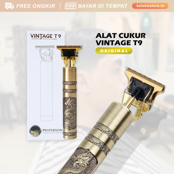Alat Cukur Rambut Kumis dan Jenggot Elektrik Naga T9 Original Portable | Lazada Indonesia