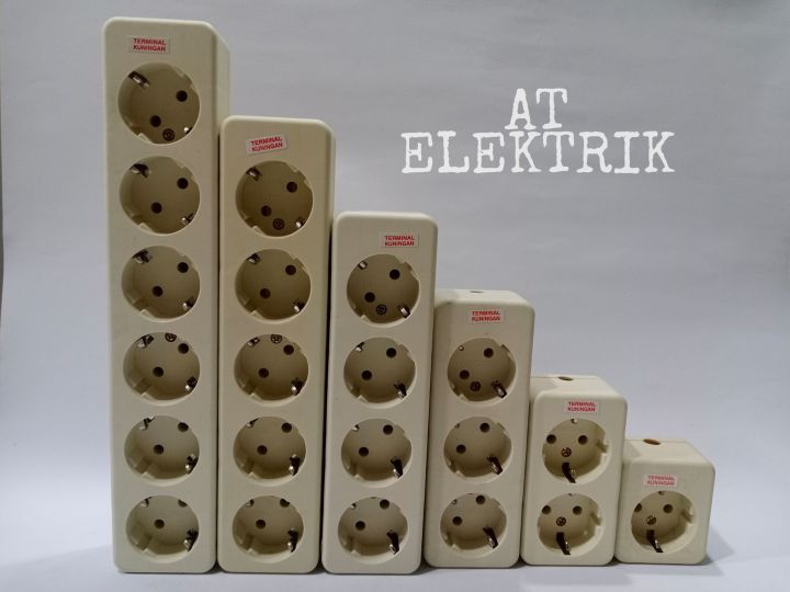 Stop Kontak Uticon / Terminal / ( 1, 2, 3, 4, 5, dan 6 Lubang ) | Lazada Indonesia