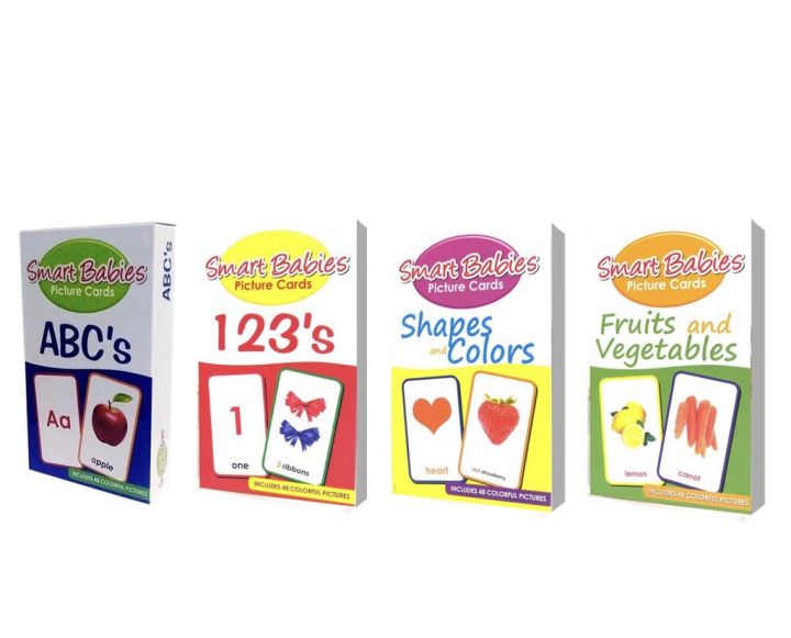 Smart Babies Flash Cards (Alphabet, Numbers, Colors & Shapes) | Lazada PH