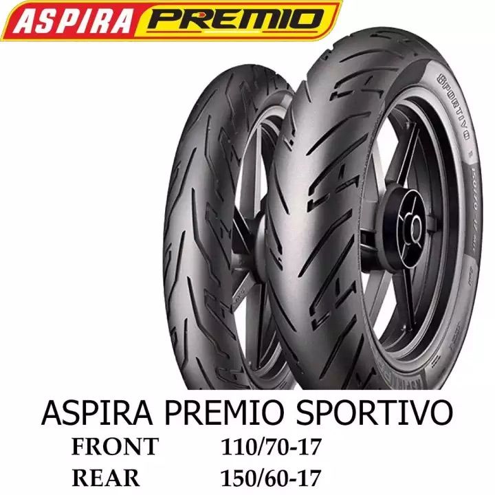 ยาง ASPIRA SPORTIVO ขนาด 110/120/130/140/150/160 ขอบ 17 ยาง Aspira premio sportivo 110 120 130 ...