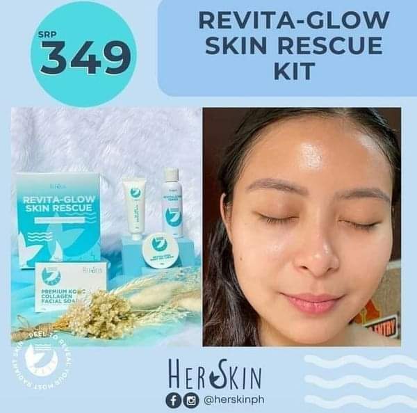 HER SKIN REVITA - GLOW SKIN RESCUE KIT SETS ( FASTWHITENS) | Lazada PH