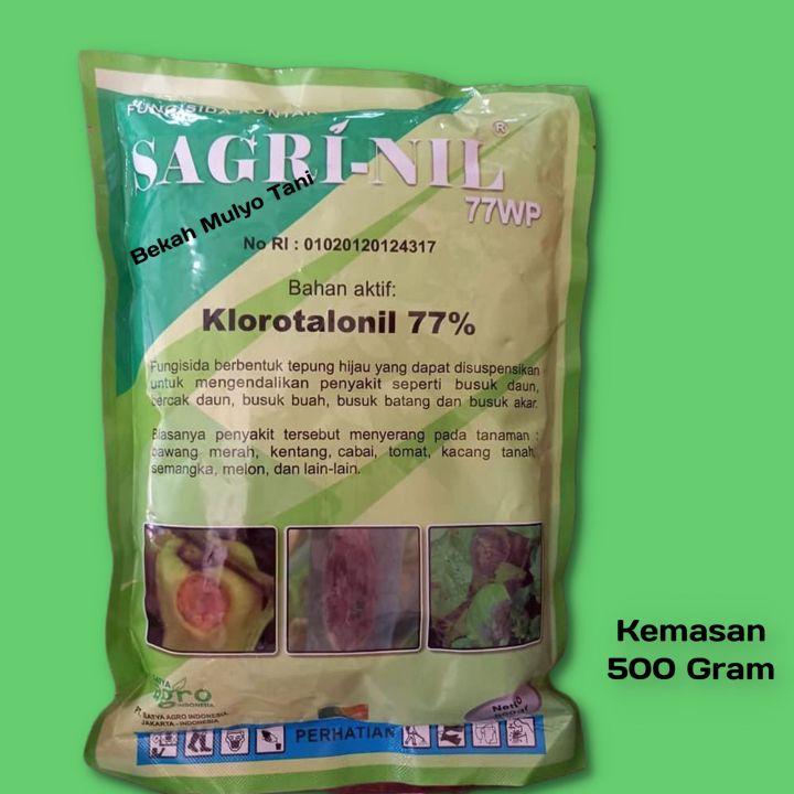 Fungisida Kontak Sagri-nil / Sagrinil 77 WP 500gram Klorotalonil Obat ...