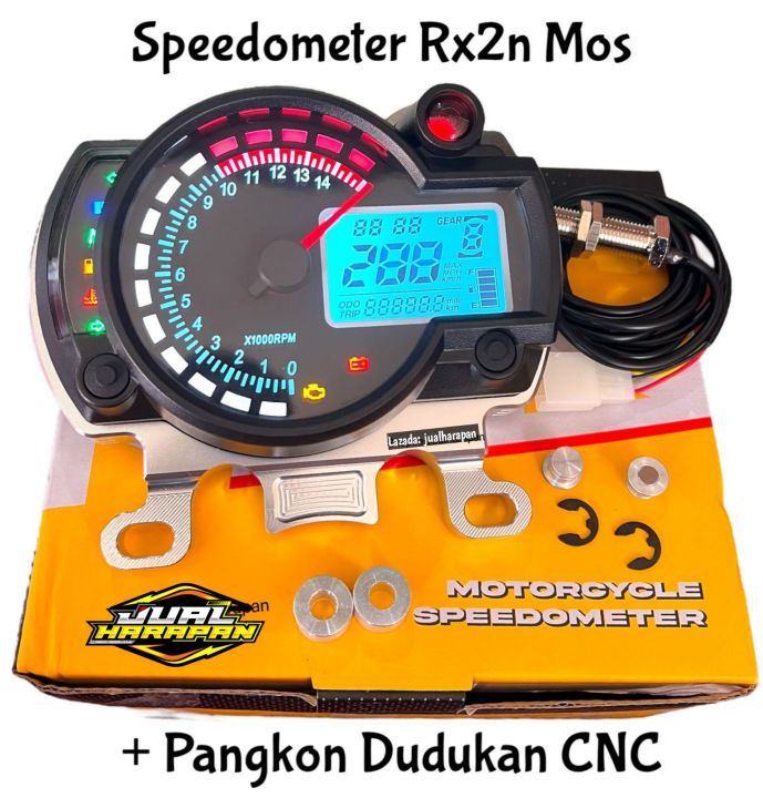 Speedometer Digital Koso rx2n spidometer rx2n mos | Lazada Indonesia