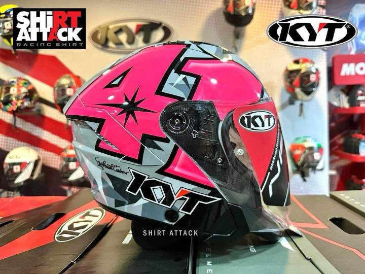 KYT Helmet Open face dual visor | Lazada PH