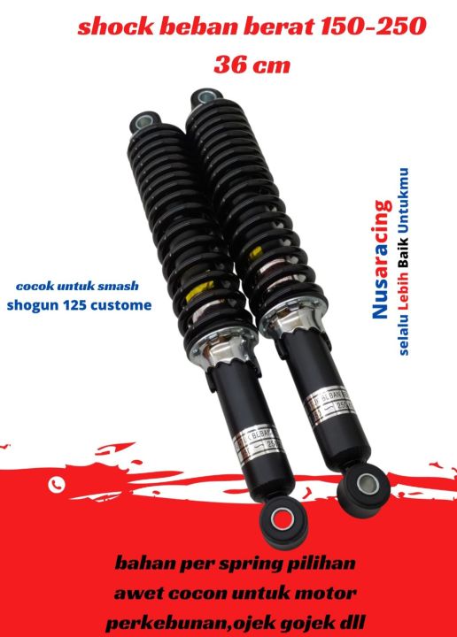SHOCK BELAKANG 360 MM dan 380 MMBEBAN BERAT HEAVY DUTY BEBAN BERAT 200 ...
