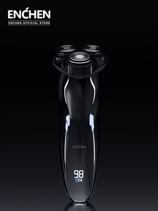 Enchen 3D Rotary Electric Shaver BlackStone3 Waterproof Wet&Dry Use 3D ...
