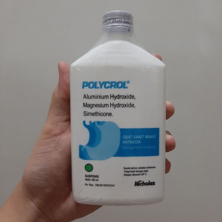 POLYCROL SYRUP 180ML AMPUH MENGATASI GERD | Lazada Indonesia