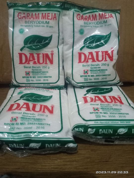 Garam meja cap DAUN | Lazada Indonesia