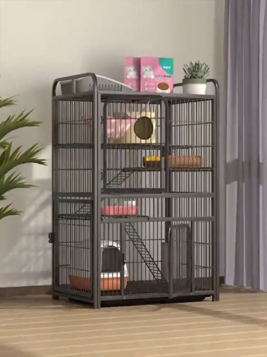 Cat Cage Large Sangkar Kucing Besar 2 3 Tingkat 4 Level Pets Cages Cat ...