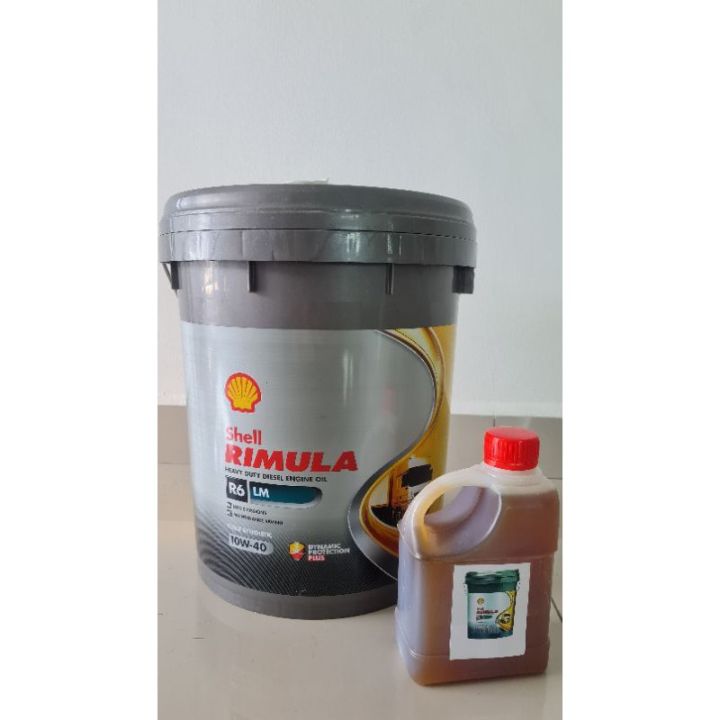 shell rimula R6 LM 10w-40 fully synthetic honda Yamaha sym ford toyota ...