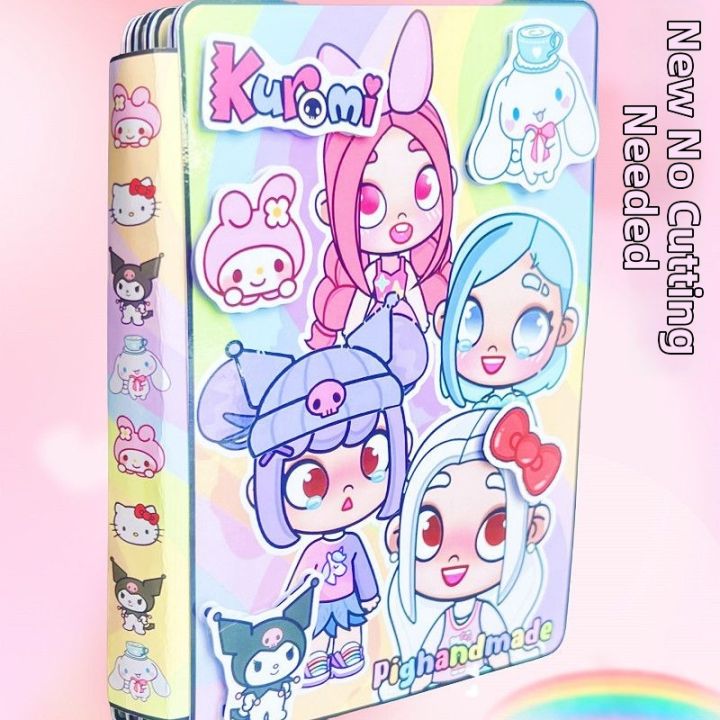 Quiet Book No Cutting New Version Kawaii Girl Home Dress up Toy ...
