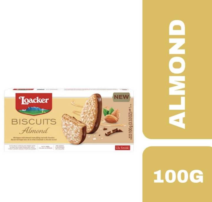 Loacker Biscuits Almond 100g++ล็อคเกอร์ บิสกิต อัลมอนด์100กรัม | Lazada ...
