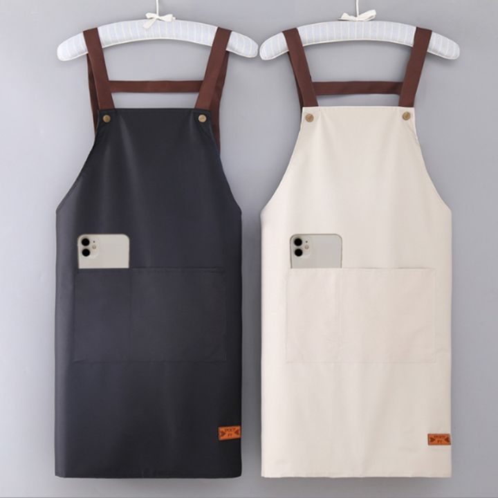 H-type cheap apron chef apron kitchen waterproof apron coffee shop ...