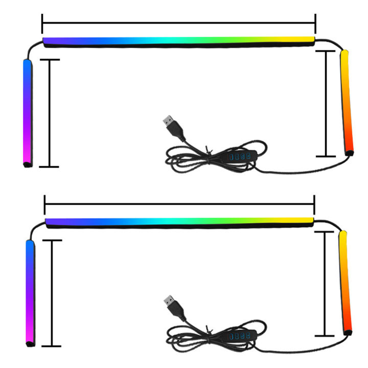[UEB Mall]Color Changing LED Strip Lighting USB-Powered Monitor ...