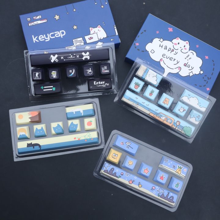 DIY Keycap PBT Enter 6.25U Space Bar Keycap 5 Sides Dye-Subbed Keycap ...