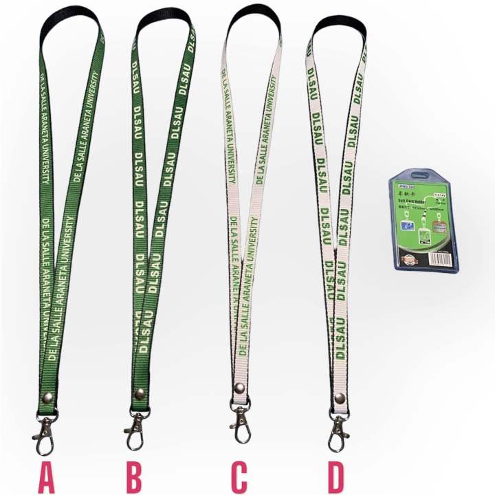 DLSAU ID LACE LANYARD DE LA SALLE ARANETA UNIVERSITY | Lazada PH