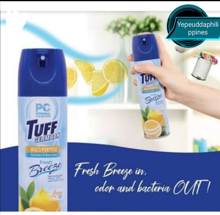 Tuff Germban Multipurpose Disinfectant and Room Spray 250ml | Lazada PH