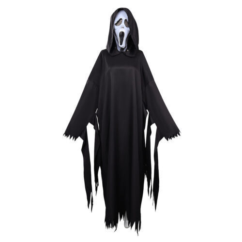 Scream Cosplay Costume Halloween Devil Outfit Men's Women's Bar ...