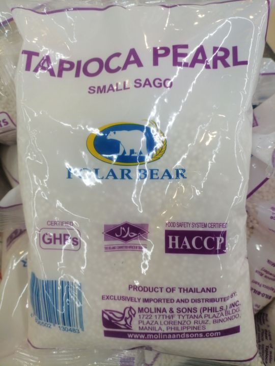 White Tapioca Pearl Small Sago 500grams | Lazada PH