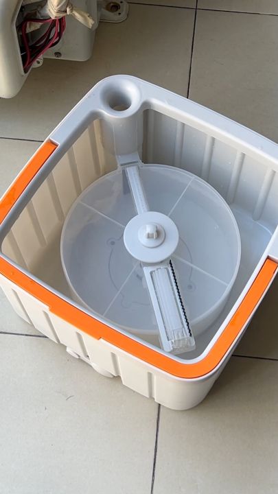 Circular Spin Mop with Bucket with Squeezer 2 in1 Set Mop for Floor ...