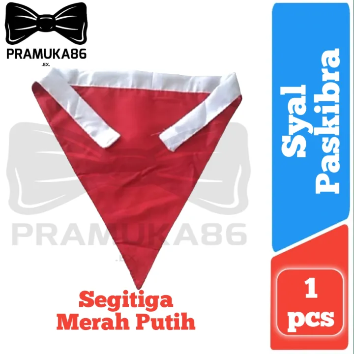 Syal Slayer Segitiga Merah Putih Perekat Paskibra / Slayer Paskibraka ...
