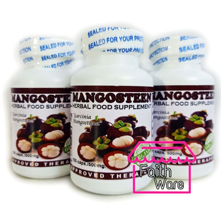 Mangosteen Capsule Herbal Food Supplement 100 Capsules | Lazada PH