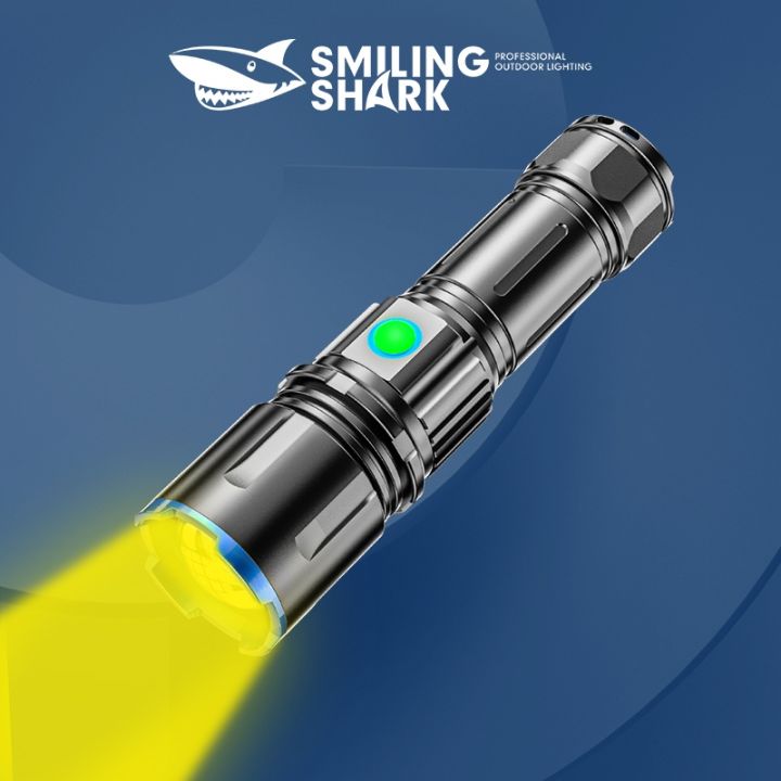 SmilingShark Original Flashlight XHP70 Flashlight Led Yellow Light ...