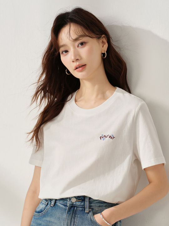 INMAN | Áo Thun Thêu Bông Phong Cách Thường Ngày | Lazada.vn