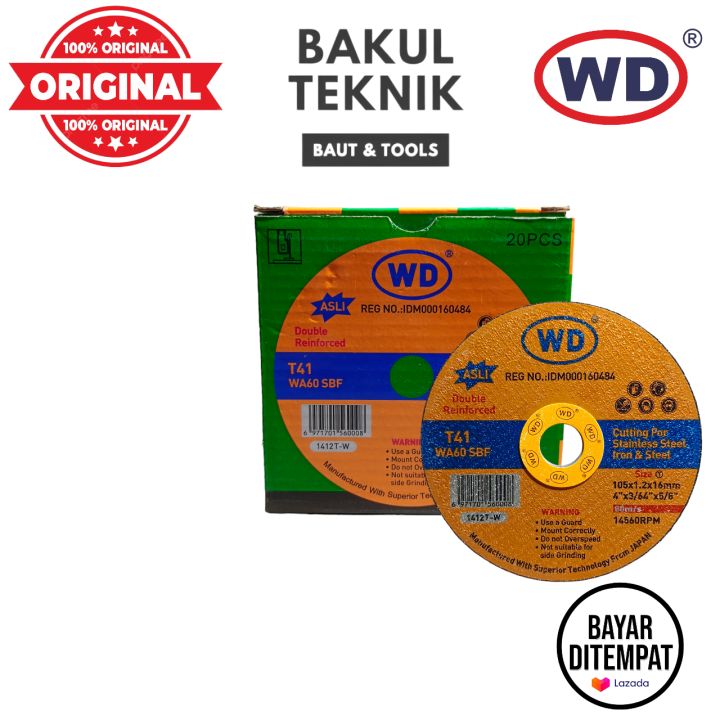Mata Gerinda / Batu Gerinda WD Potong Besi, Stainless Dan Kayu 4 Inch ...