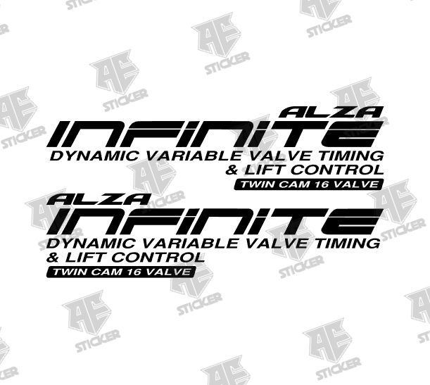 Sticker pintu PERODUA ALZA INFINITE | Lazada