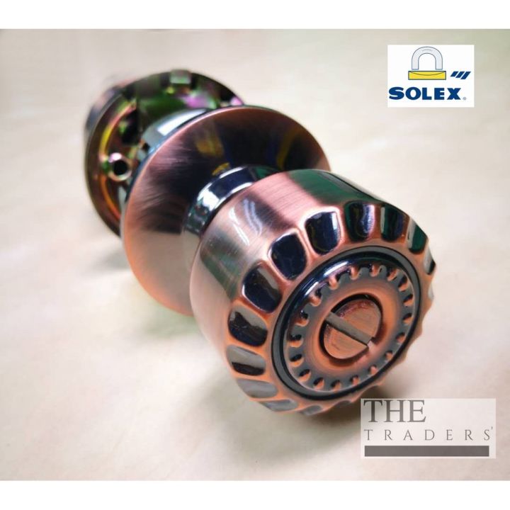 [100% ORIGINAL] SOLEX PREMIUM 6100ACBK CYLINDRICAL LOCK TOILET DOOR ...