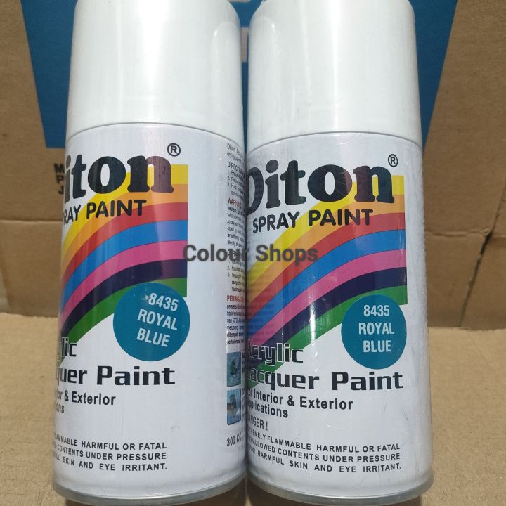 Pilok Pilox Cat Diton Royal Blue 8435 Biru Royal Glossy 300cc Cat ...