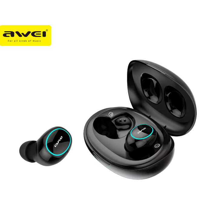 Awei T60 TWS Sports Wireless Earbuds Headset Bluetooth V5.1 Touch ...