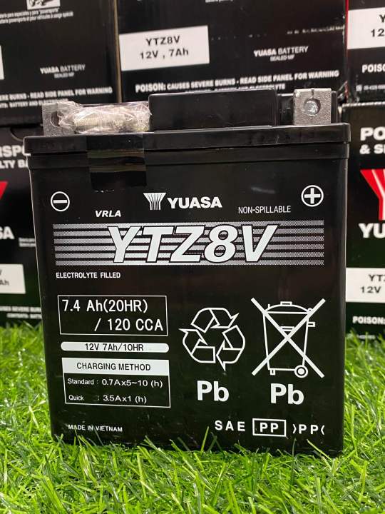 Yuasa Battery for xmax 300 V1 and v2 YTZ8V | Lazada PH