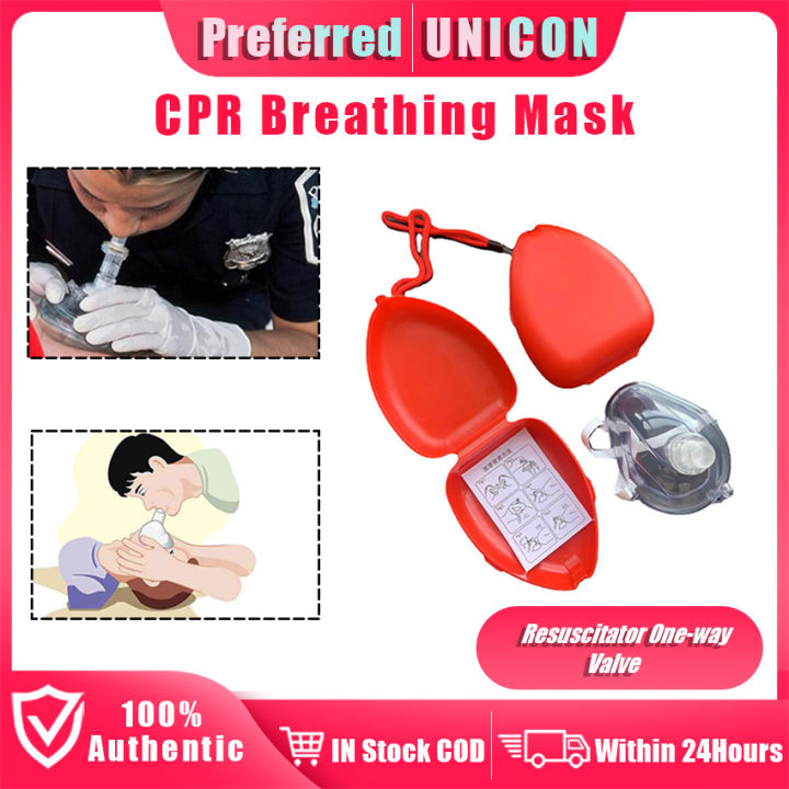 Artificial respiration one-way breathing valve mask ABS CPR Emergency ...