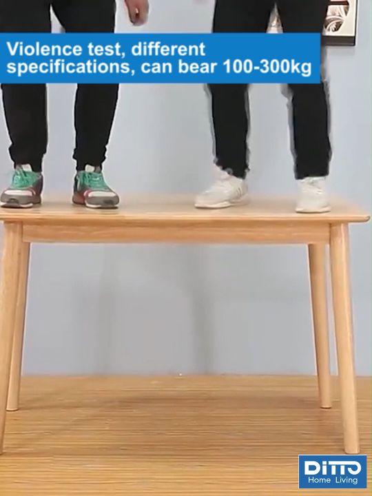 Ditto Wooden Dining Table Coffee Table Low Desk 40/60/70/80cm Round ...