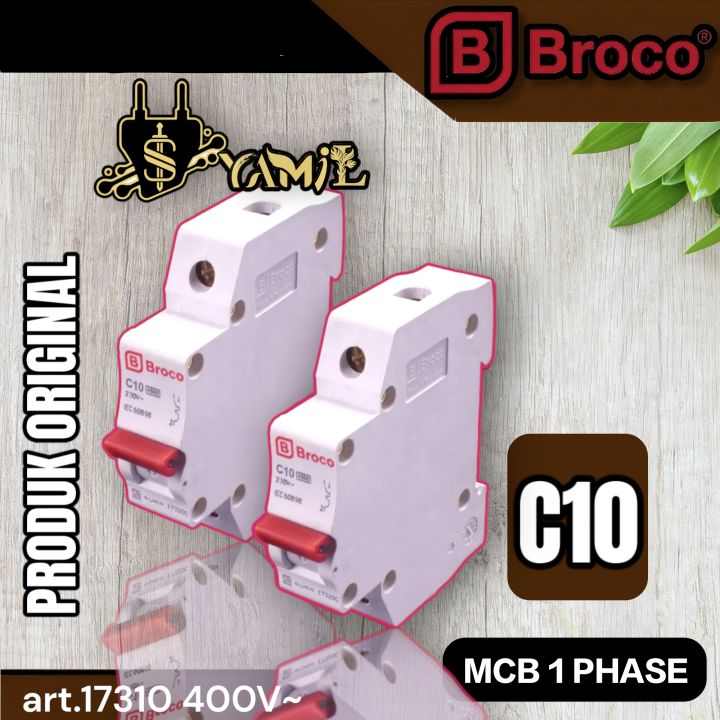 MCB BROCO 10 AMPER 1 PHASE art.17310 400 | Lazada Indonesia