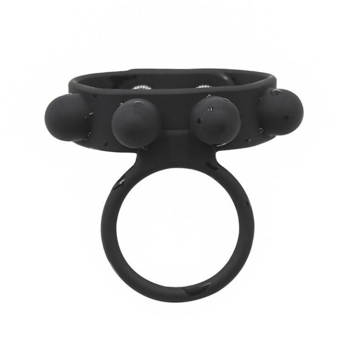 Silicone Male Enhancement Ring No Elastic Lock Testicle Lifting Double ...