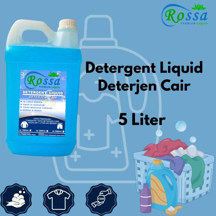 DETERJEN CAIR VARIAN BLUE 5 LITER | Lazada Indonesia