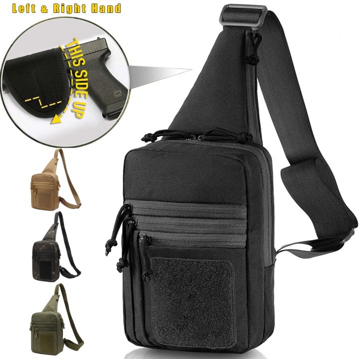 Tactical Concealed Carry Gun Bag Military Shoulder Sling for Handgun ...
