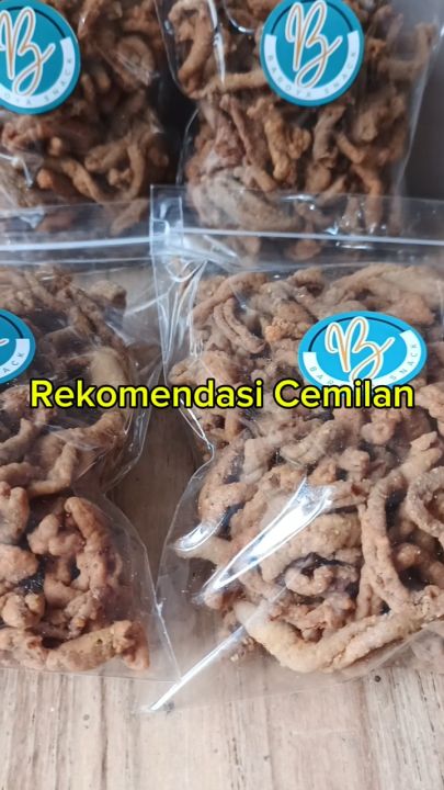 Cemilan Usus Ayam Krispi / Snack Usus Ayam Original Home Made 1 Kg ...