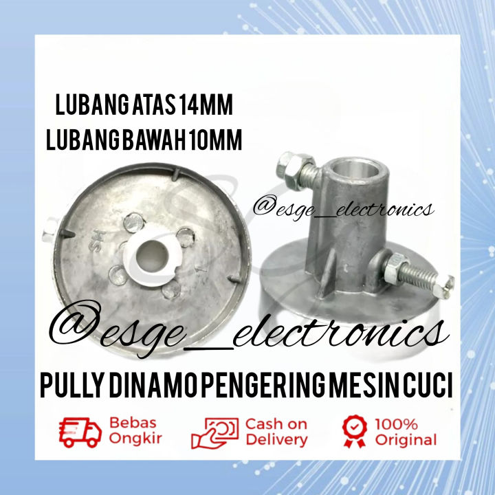 PULLY PENGERING MESIN CUCI UMUM AS 14MM PULLY SPIN UMUM TIANG AS ...