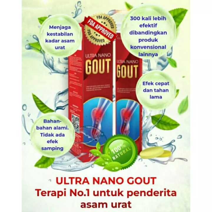 Ultra Nano Gout.Tablet Effervescent terapi penderita Asam urat .dan ...
